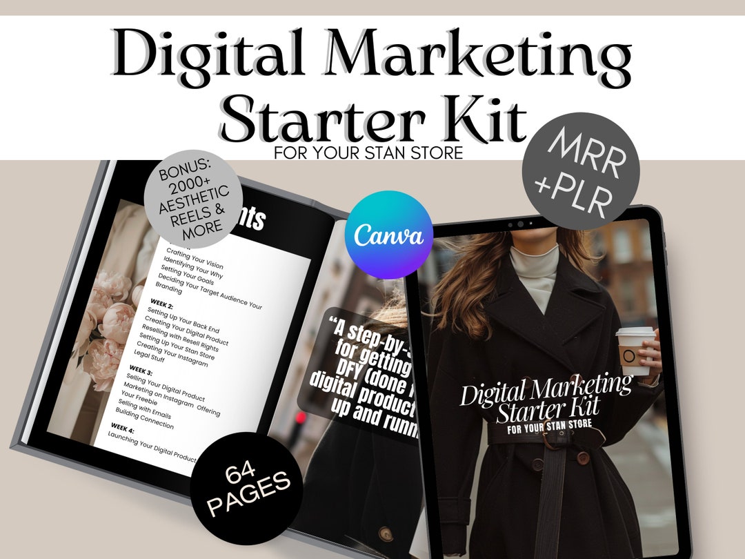 Digital Marketing Starter Kit for Stan Stores With Master Resell Rights ...