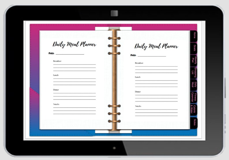 Digital My New Body Journal Track Your Weight Loss With This Digital ...