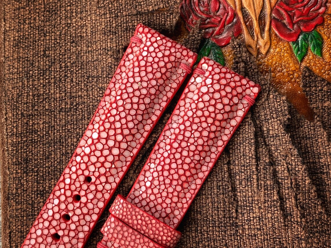 Red Stingray Watch Straps 24mm 22mm 21mm 20mm 19mm 18mm | Etsy