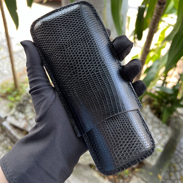 Leather Cigar Case - Etsy