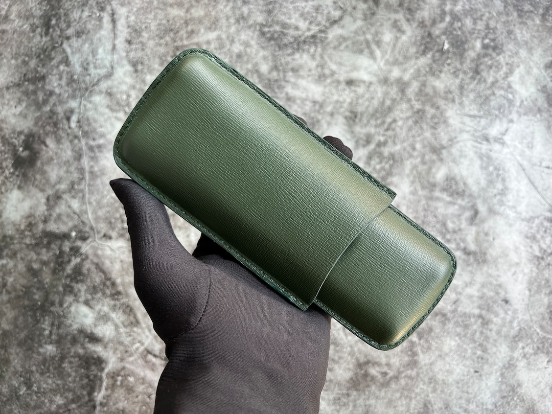 Handmade Italy Vegetable Tanned Leather Cigar Cases, Cigar Cover, Cigar ...