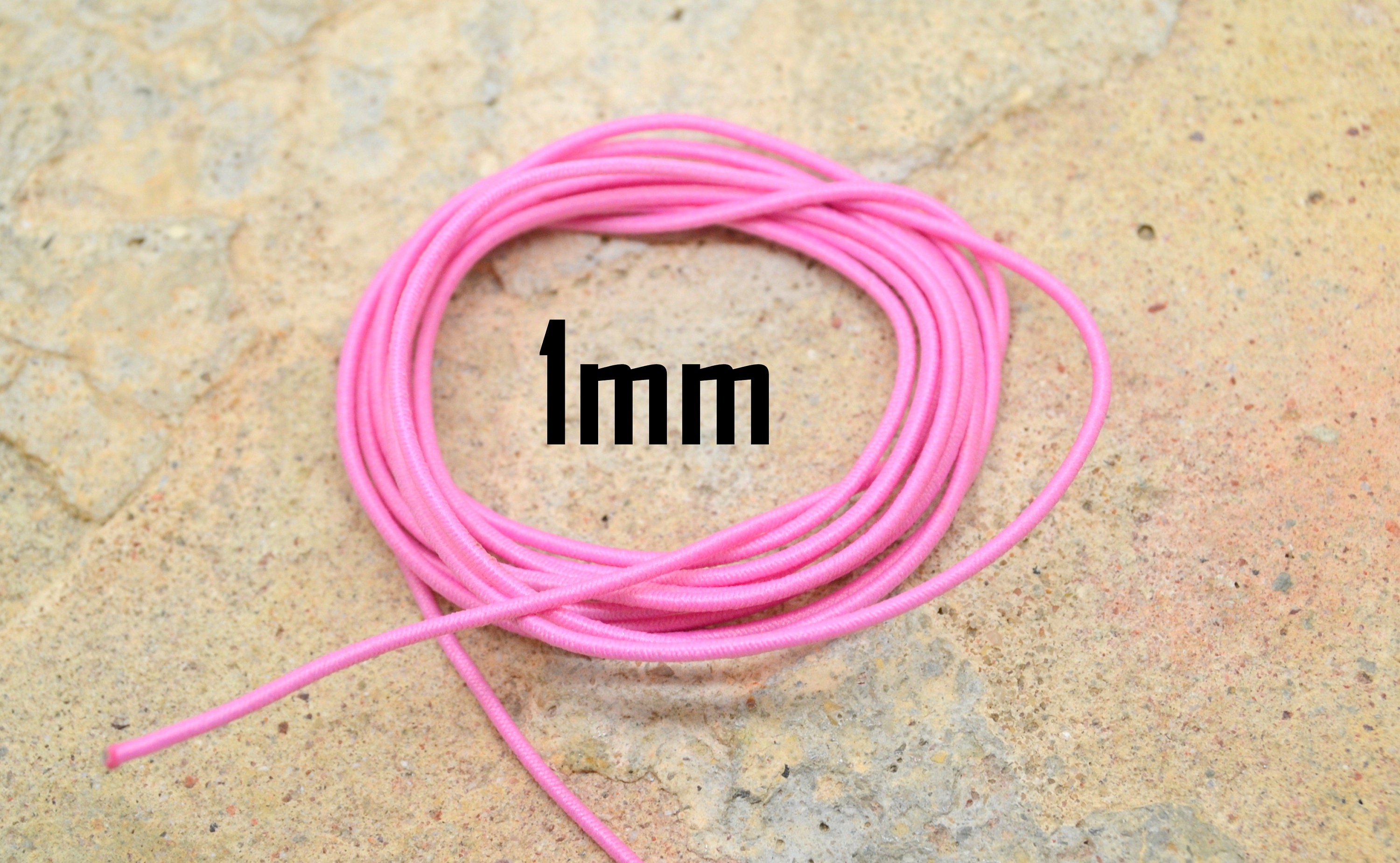 1 Meter Elastic Wire Diameter 1mm Multicolored Color - Etsy UK