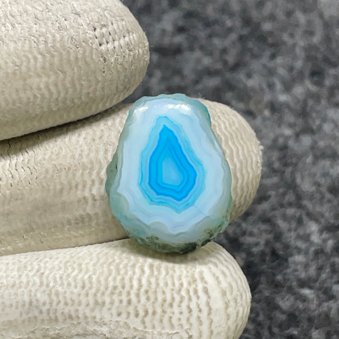 Rainbow Banded Agate Slice Freeform Cabochon 19x15x5 MM 13 - Etsy