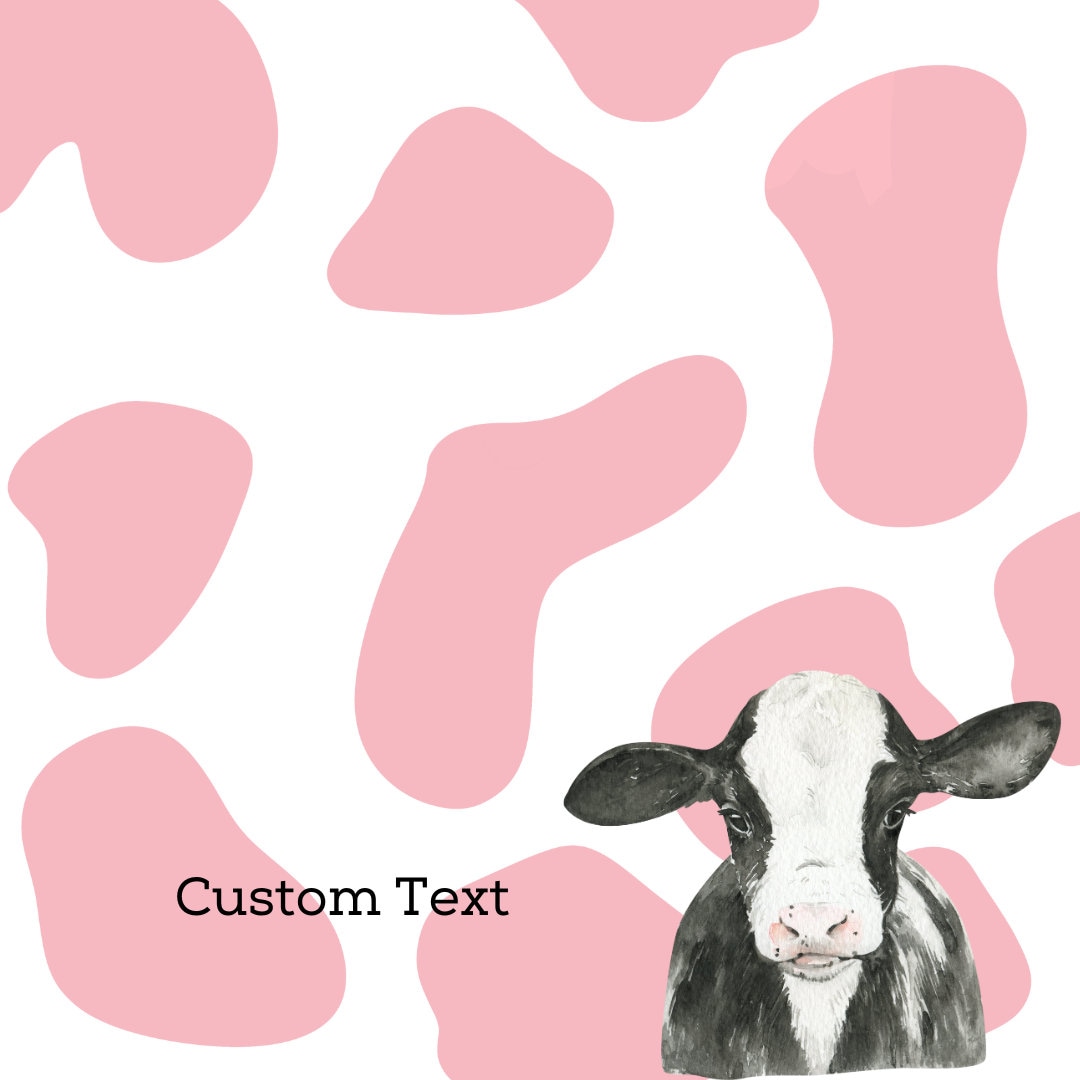 Custom Pink Spotted Cow Post-it Note 3 Sizes Bulk Pricing Discounts Fun ...