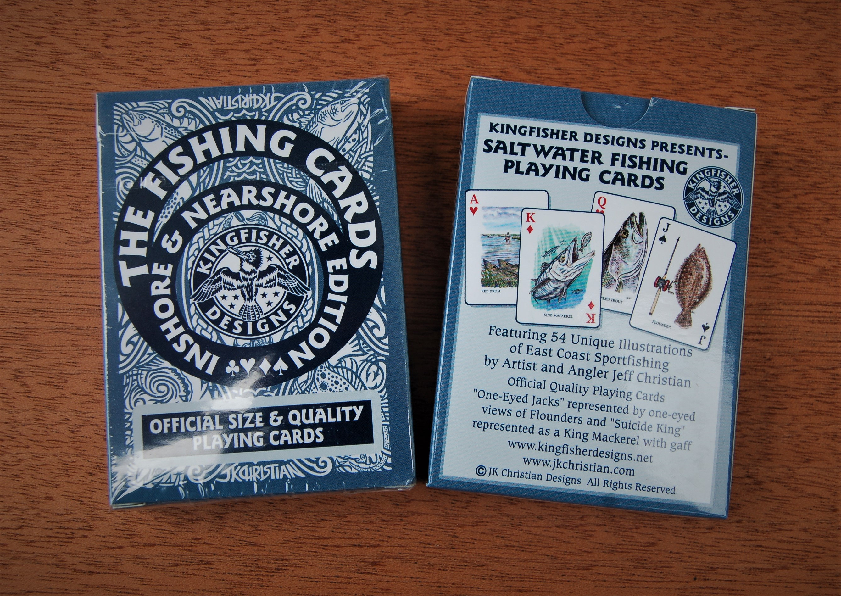 The Fishing Cards Inshore Edition Featuring 54 Original Paintings by JK ...