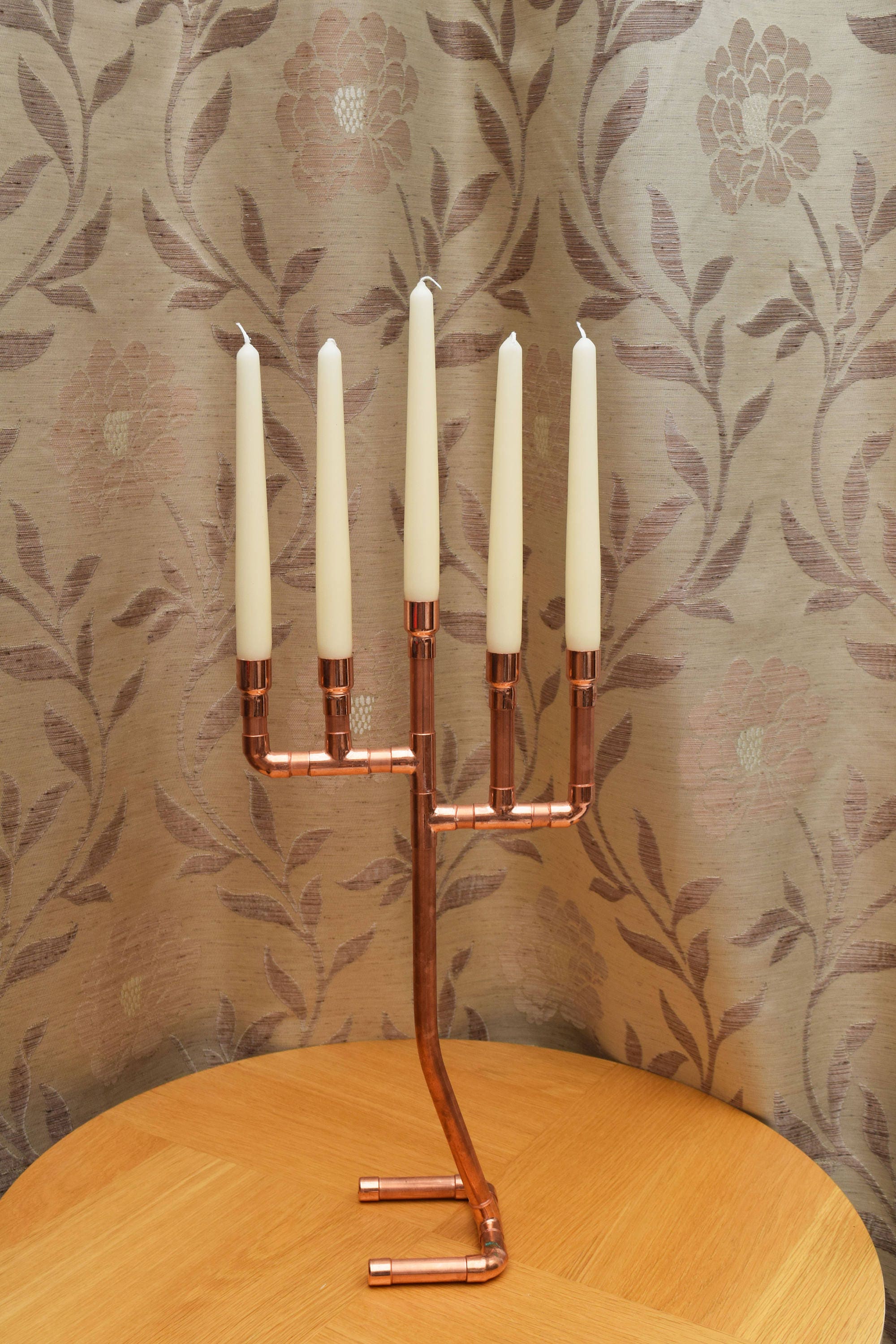 Copper Candelabra - Etsy UK