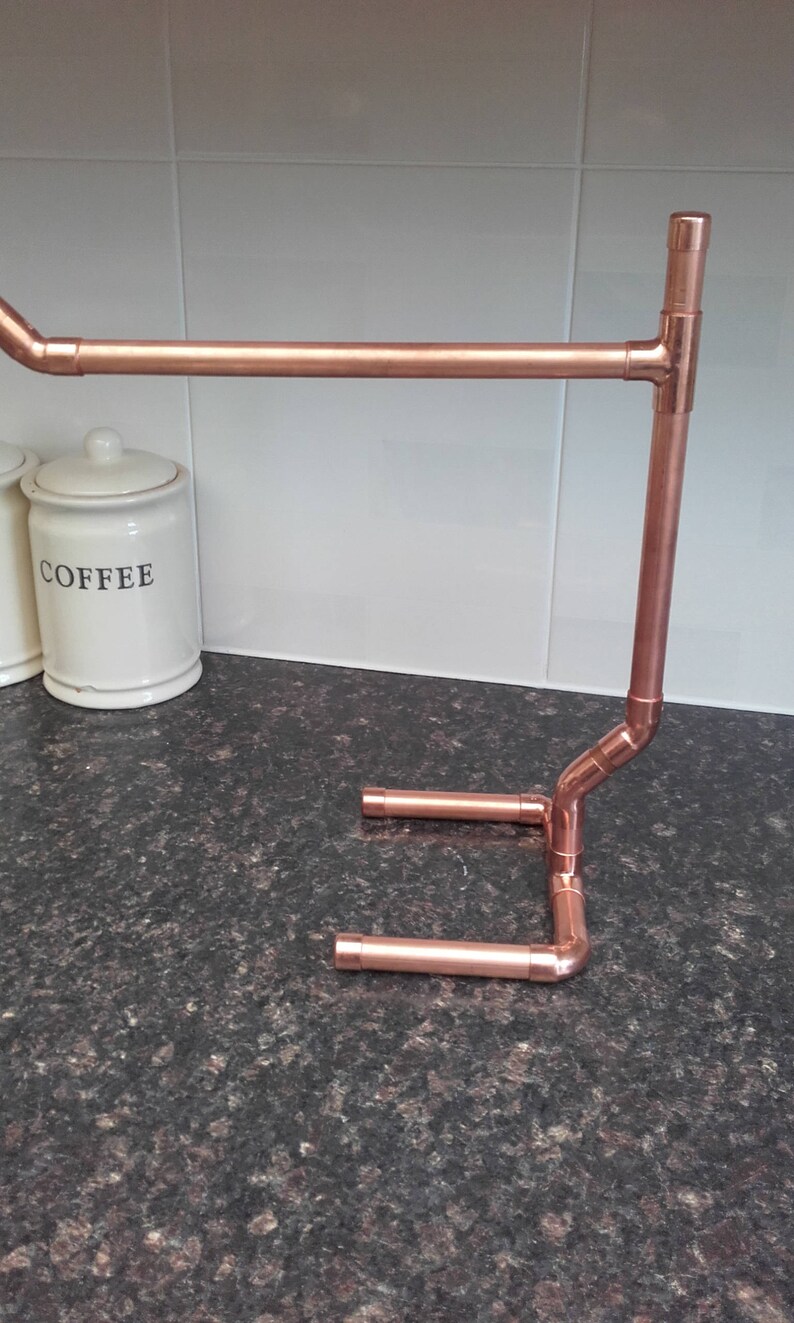 Hand Made Copper Kitchen Roll Holder - Etsy