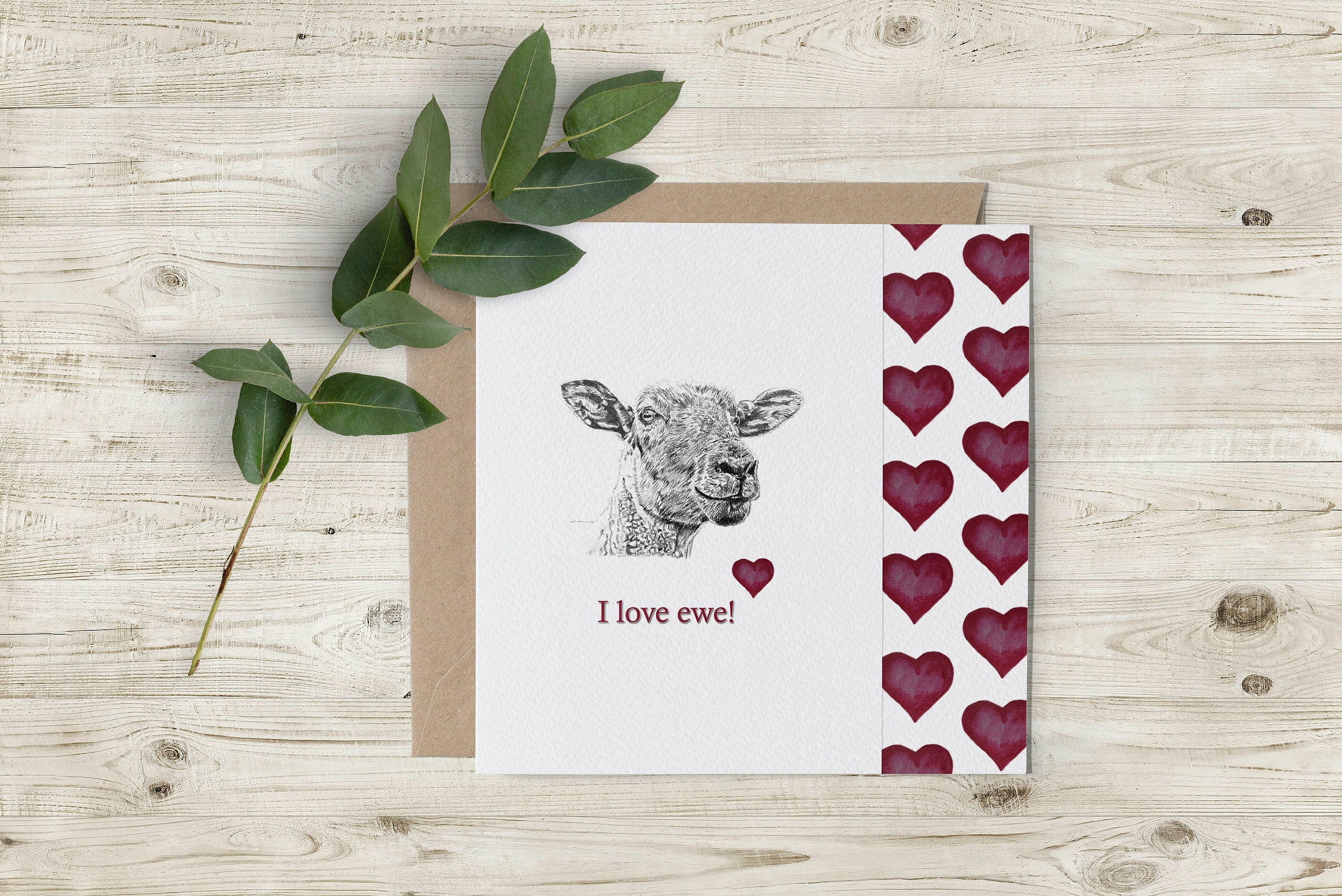Cute Sheep Cardcute Birthday Card Boyfriendanimal Pun - Etsy