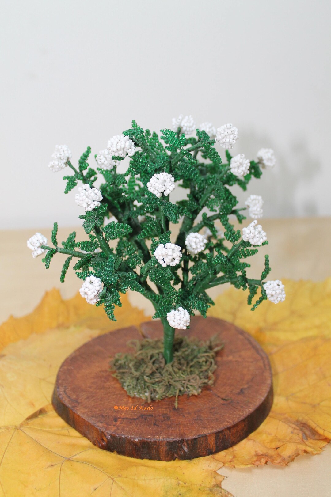 Seed Bead Tree the Snowball - Etsy