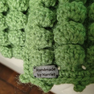 HUNTER GREEN THROW Crochet - Etsy