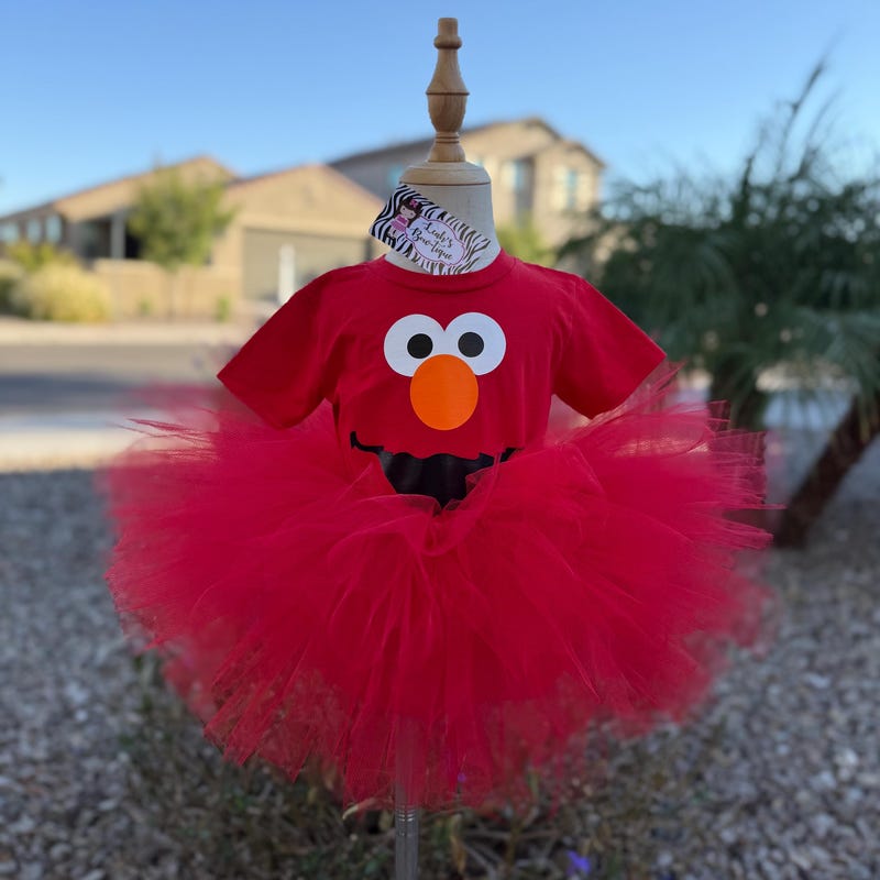 Elmo Tutu - Etsy