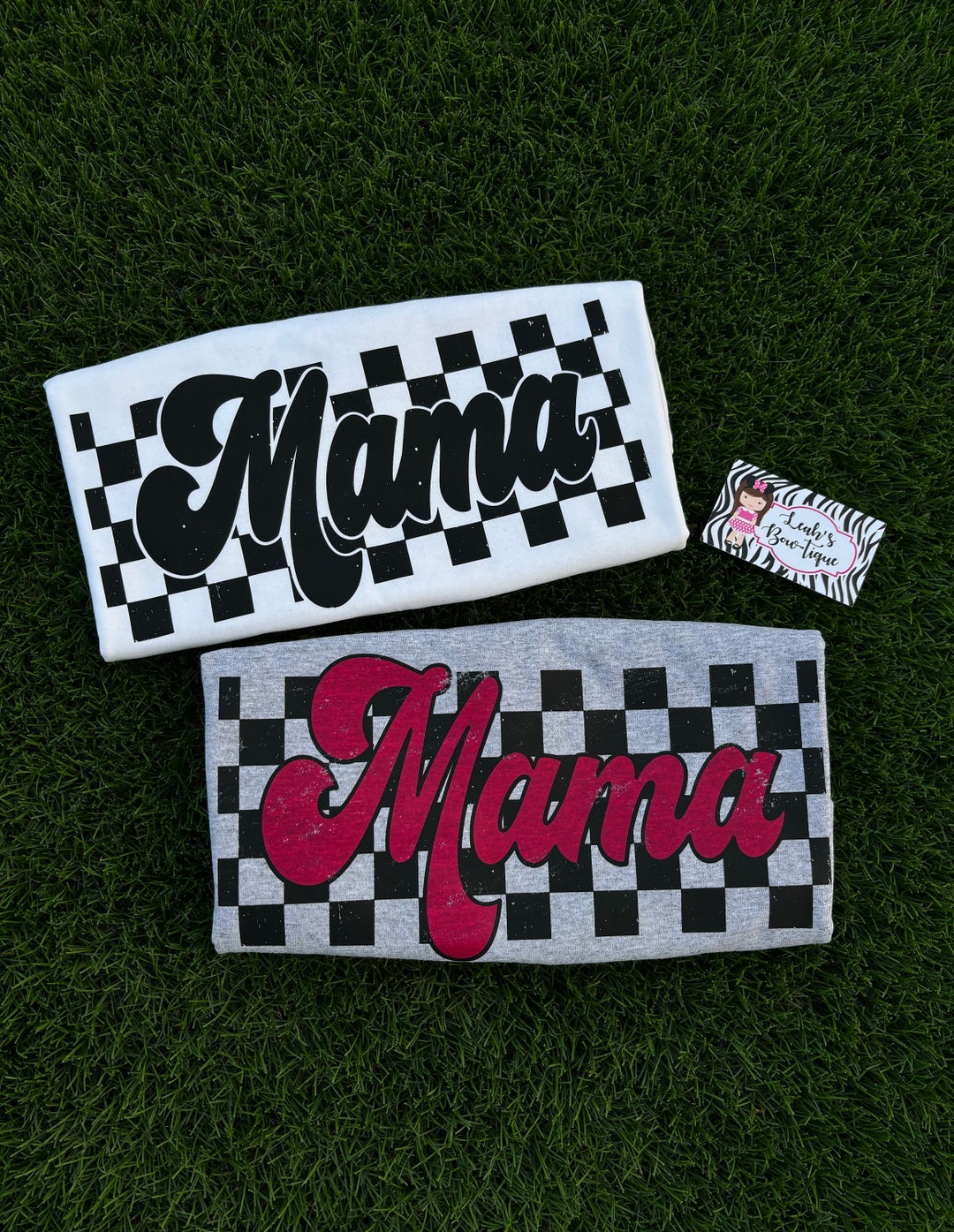 Retro Mama Checkered Tee! - Etsy