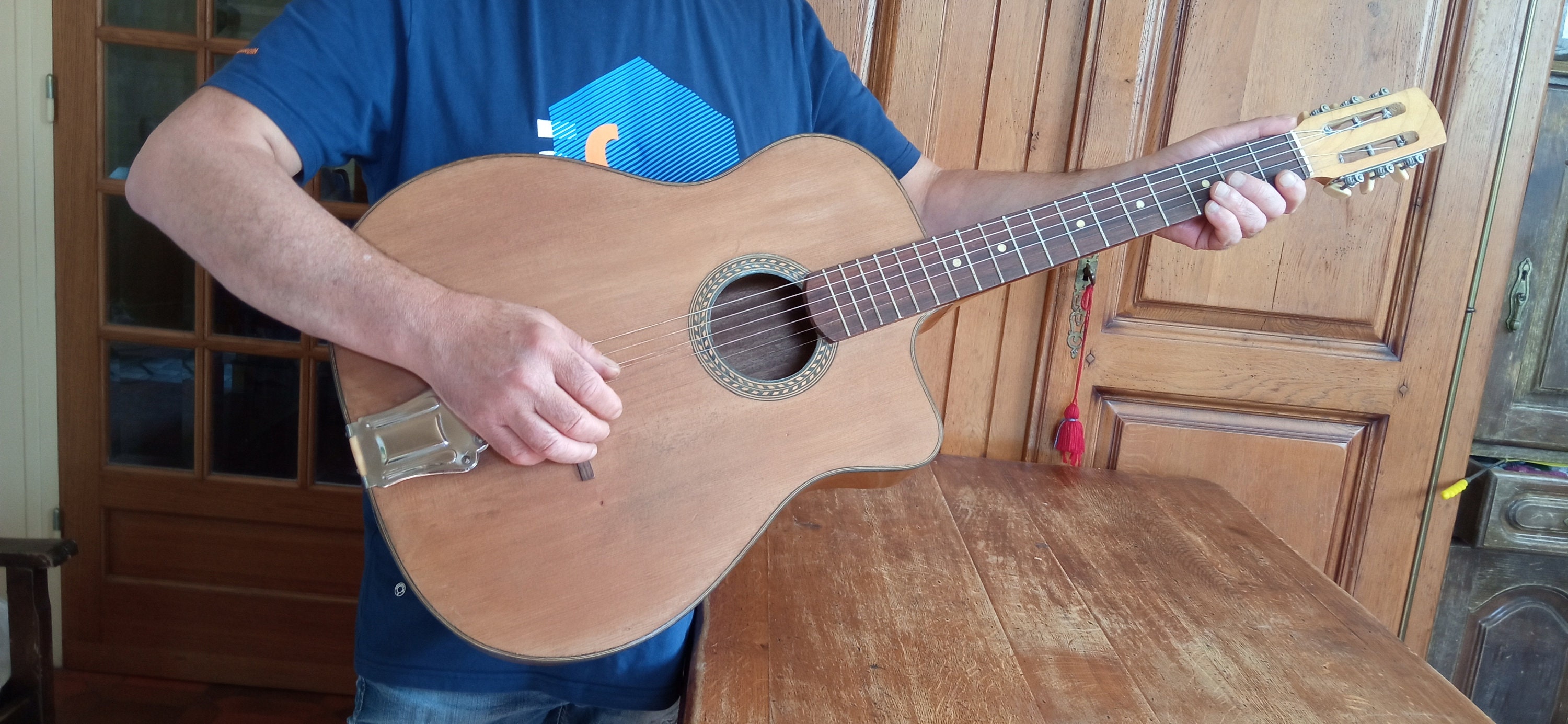 Old Gypsy Jazz Guitar 1950/1960 Cutaway Curved Back - Etsy
