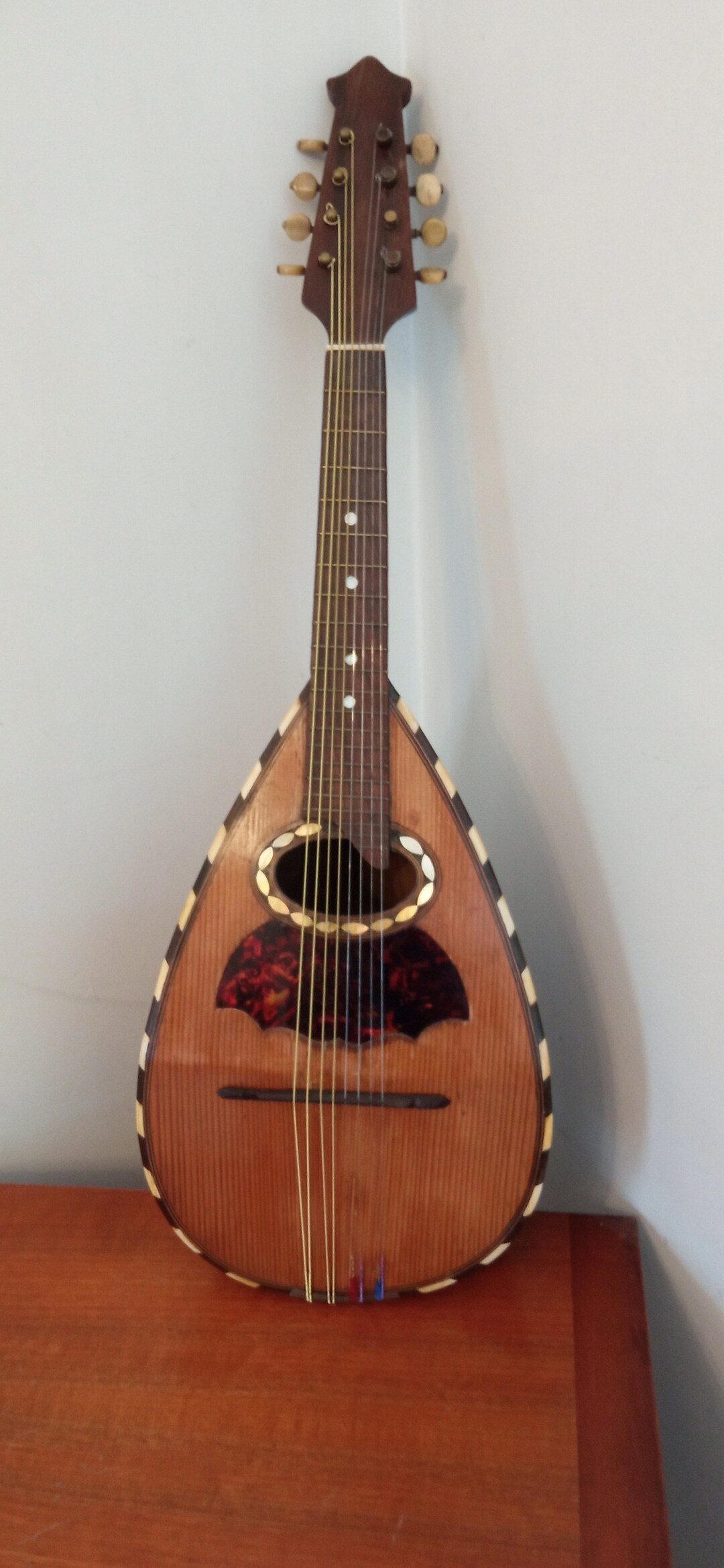 Neapolitan Mandolin Circa 1900 Mother-of-pearl Inlay Excellent ...