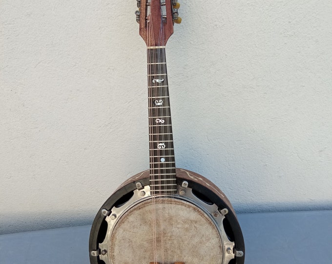 Banjo Old Banjoline Circa 1920 Mother-of-pearl Inlay - Etsy