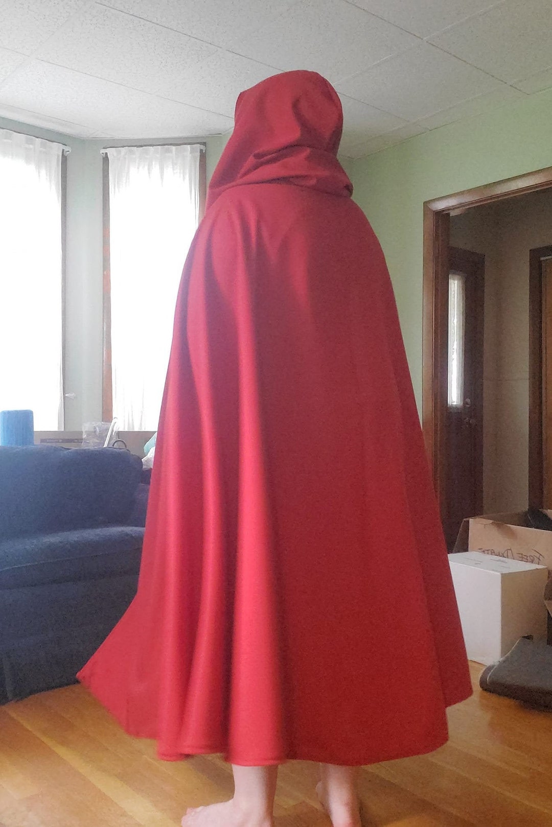 Linen Cowled Cloak - Etsy