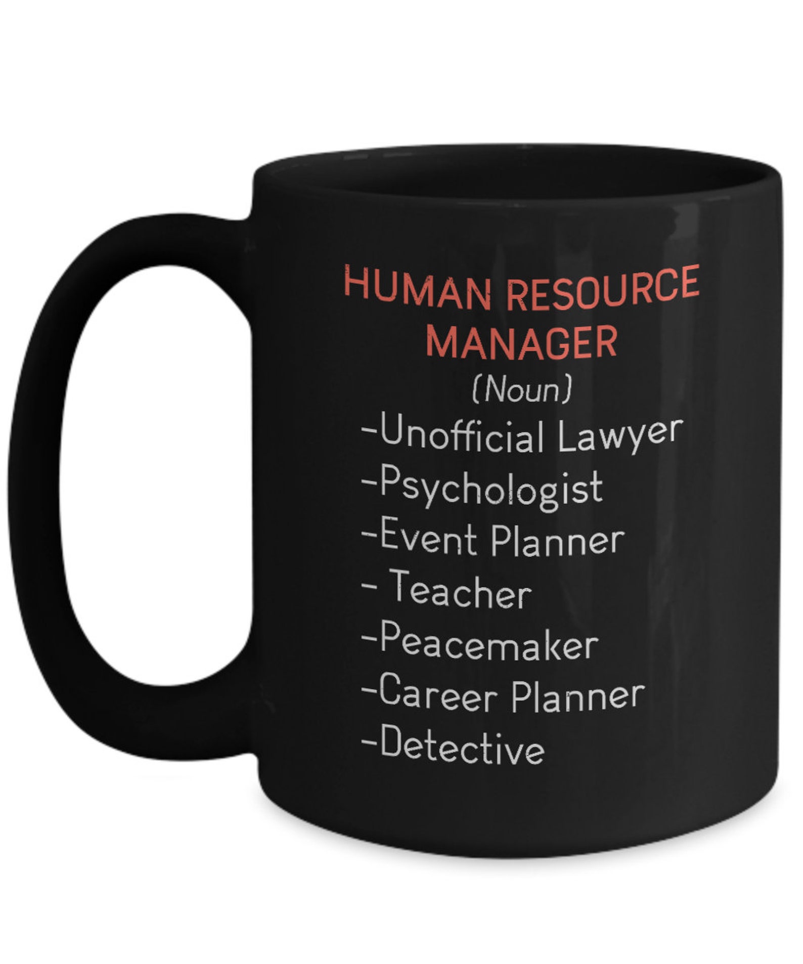 HR Manager Mug Human Resources Gift Human Resource Cup - Etsy