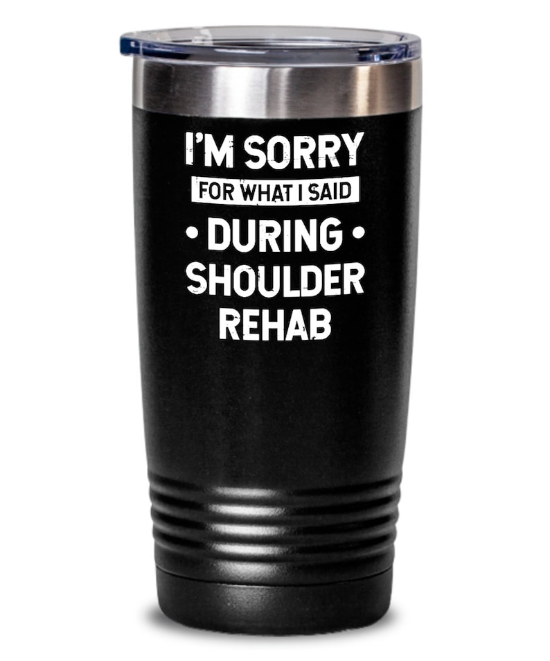 Funny Shoulder Surgery Tumbler Shoulder Rehab shoulder - Etsy