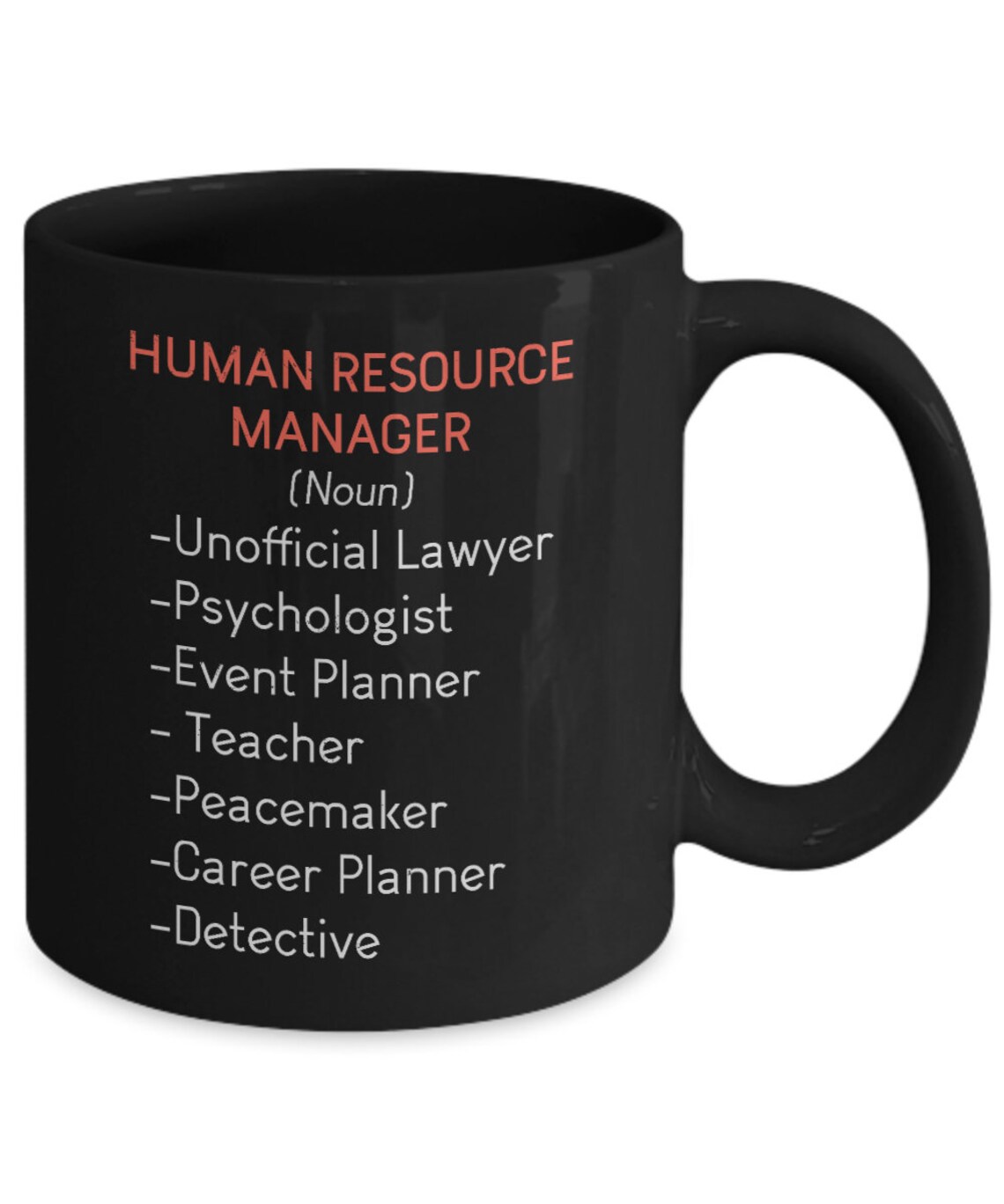 HR Manager Mug Human Resources Gift Human Resource Cup - Etsy