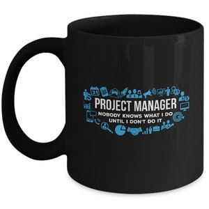 Project Manager Mug | Project Manager Gift | Gift for Manager | Project ...