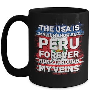 Peruvian Pride Gift Peru Pride Peru Coffee Mug Peruvian Mug Peru Gift ...
