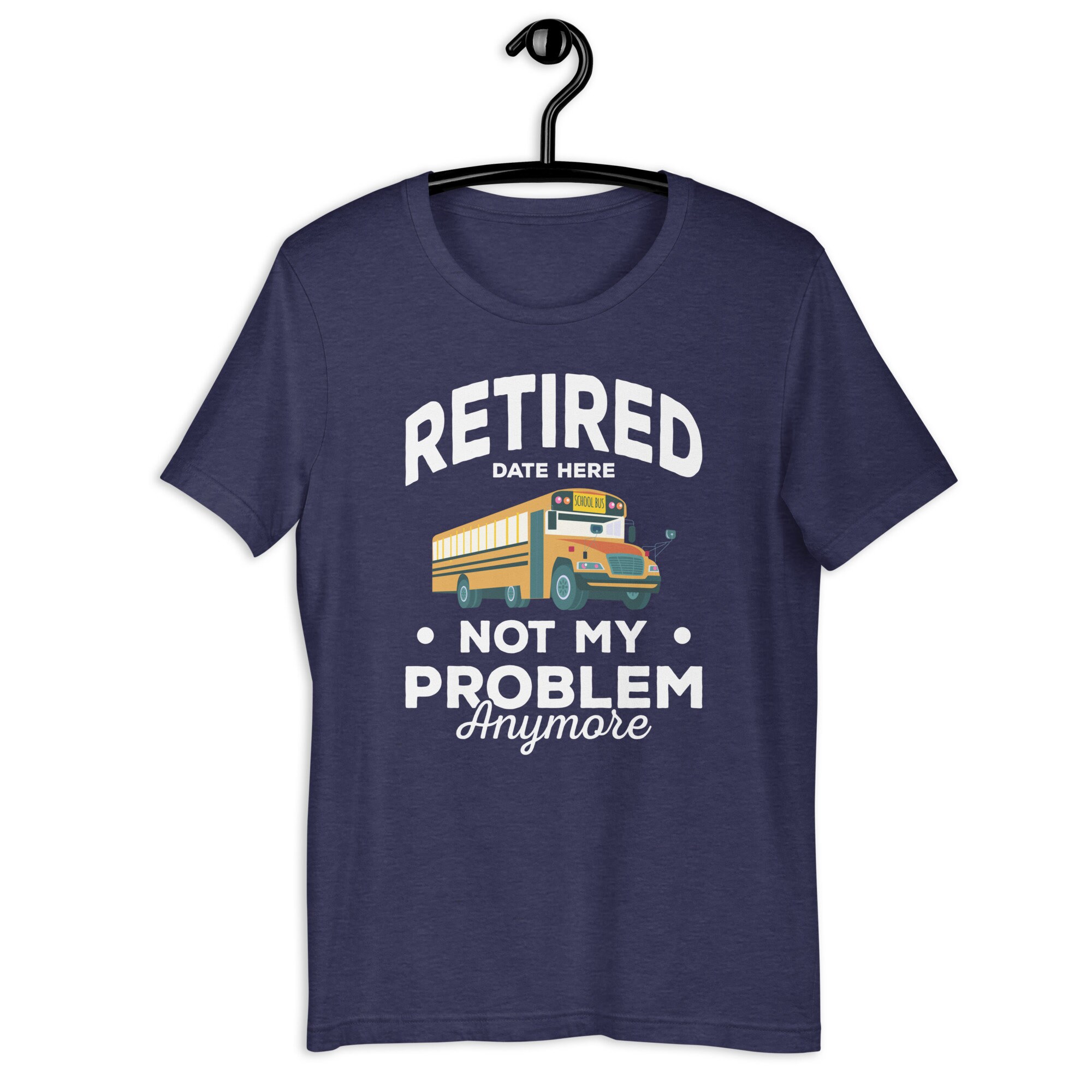 Personalized Retired School Bus Driver Unisex Tee Shirt | Etsy