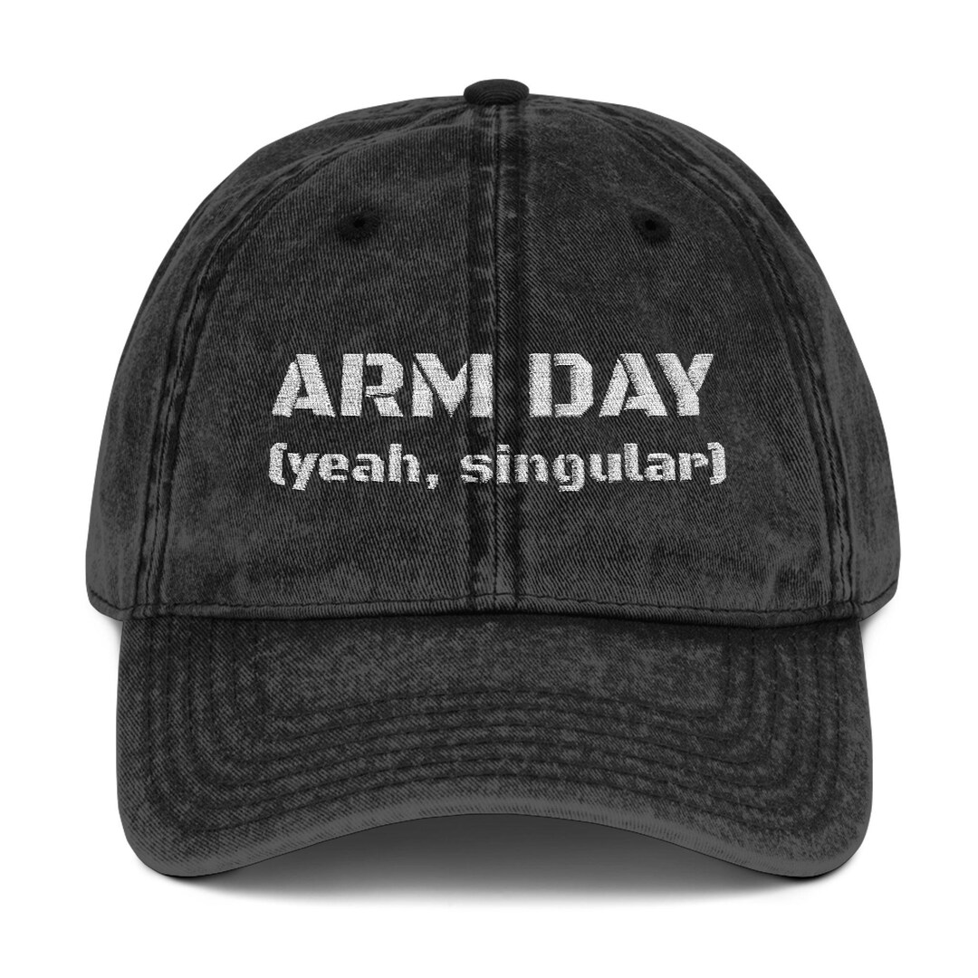 Funny Amputee Vintage Hat | Arm Amputee | Arm Day | Workout| Military ...