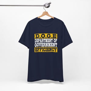 Funny DOGE Department of Government Efficiency Unisex Tee Shirt ...