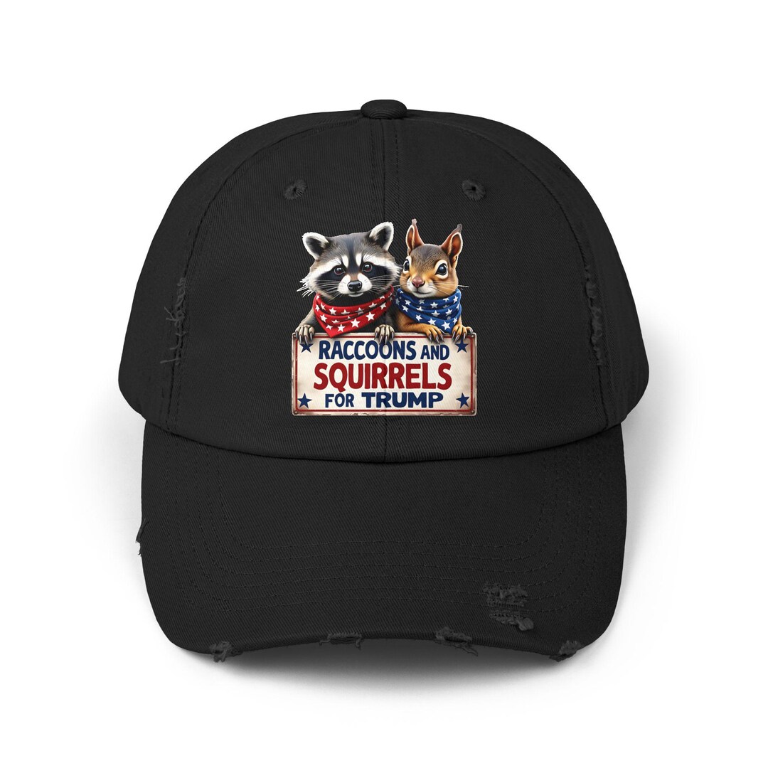 Raccoons and Squirrels for Trump Hat , Libertarian, Conservative ...