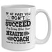 Funny Health Coach Mug | Fitness Coach | Wellness Coach | Health and ...
