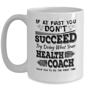 Funny Health Coach Mug | Fitness Coach | Wellness Coach | Health and ...