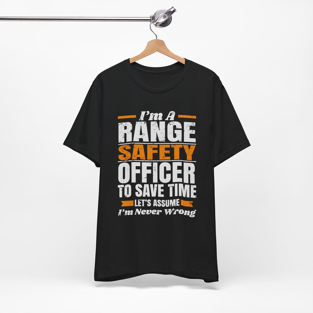 Funny Range Safety Officer Unisex Tee Shirt, RSO , Shooting Guard ...