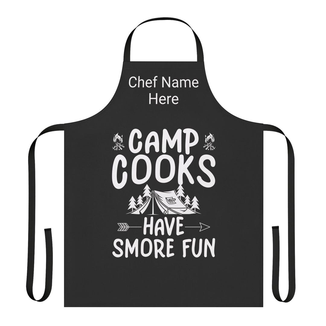 Camp Cook Apron, Chef Appreciation , Summer Camp , Kitchen Staff ...