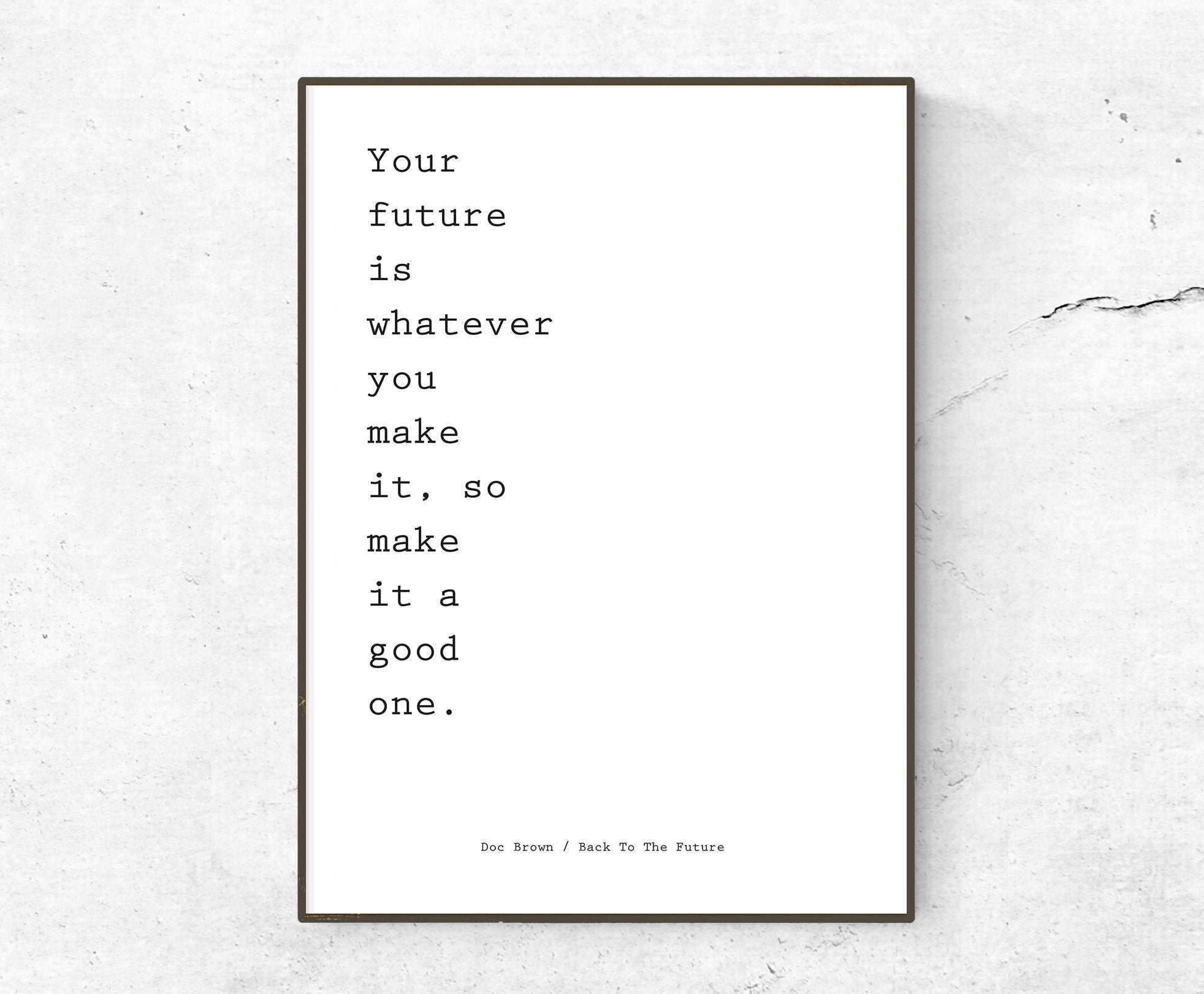 Dr Brown Back To The Future Quotes