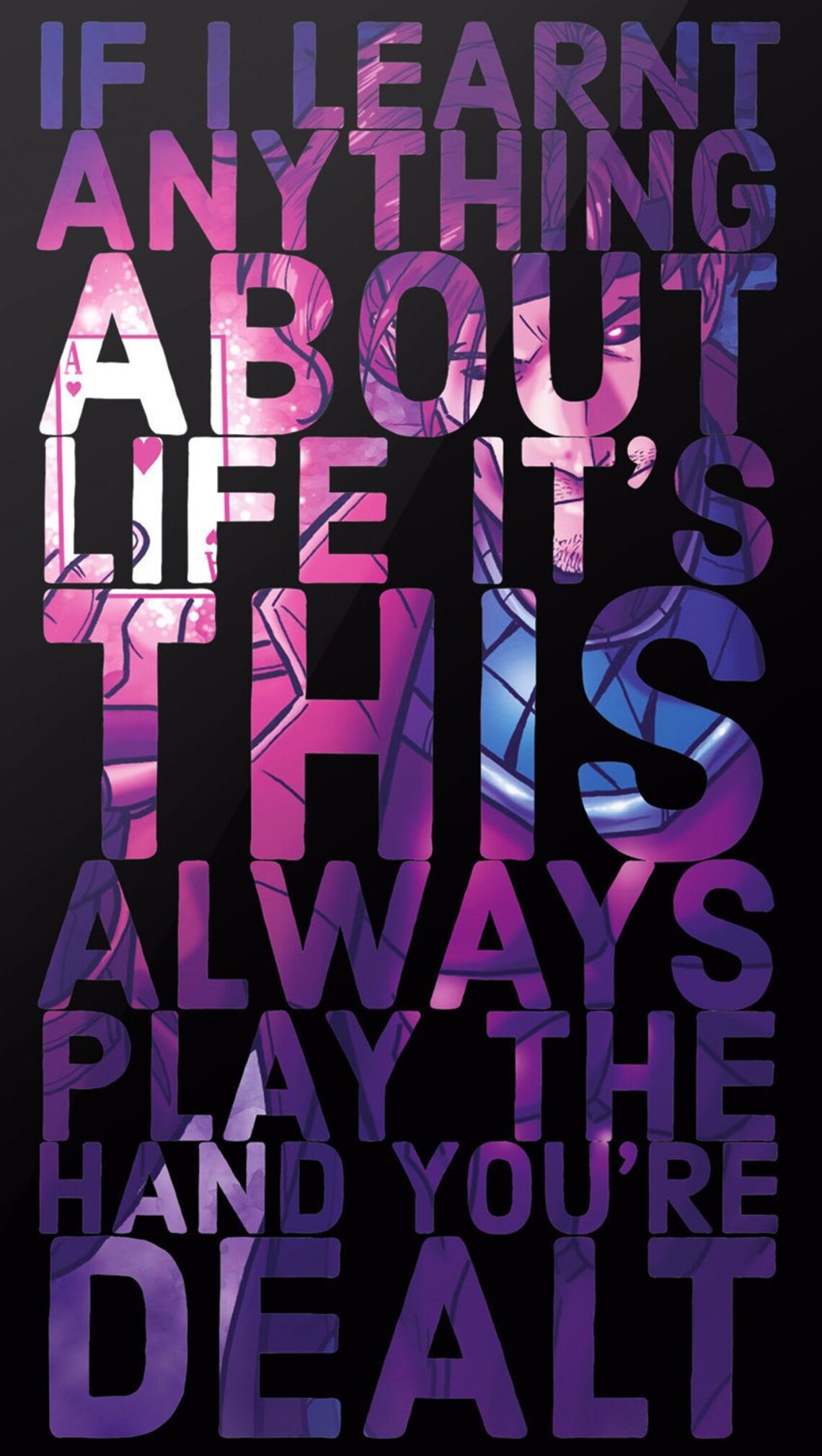 X-men / Gambit INSPIRED Quote Poster / Print / Marvel Poster / - Etsy