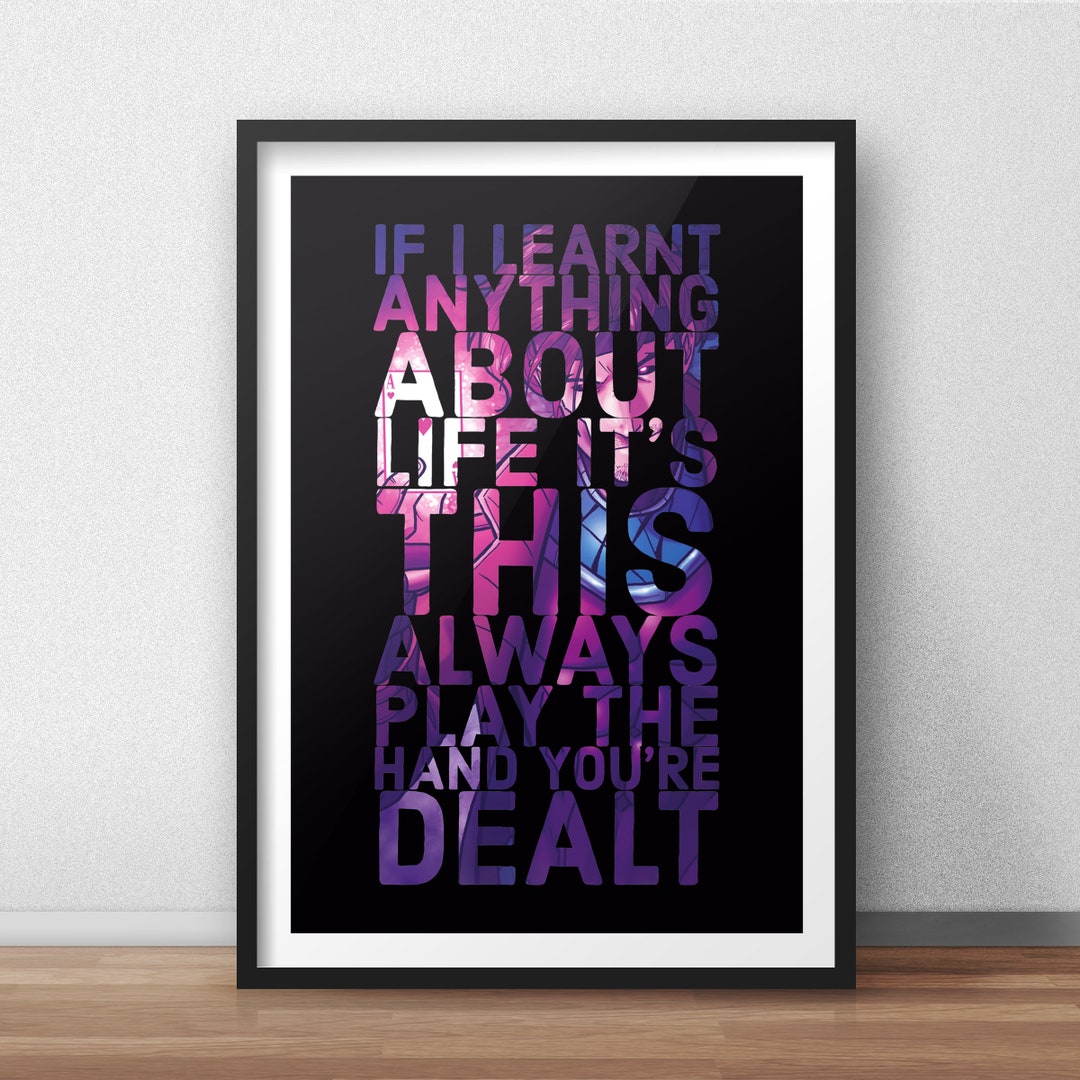 X-men / Gambit INSPIRED Quote Poster / Print / Marvel Poster / Comic ...