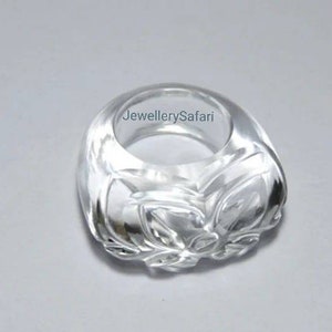 1 Piece Attractive Natural Rock Crystal Quartz Hand Carved Rajasthani ...
