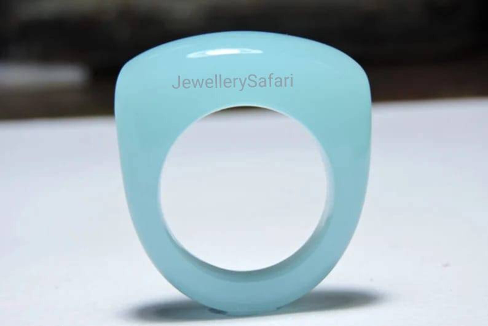 1 Piece Aqua Blue Chalcedony Smooth Polished Gemstone Made - Etsy