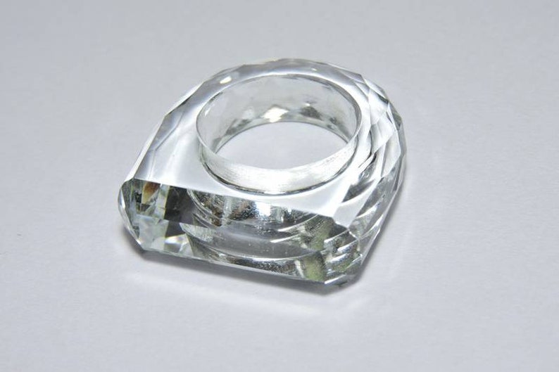 1 Piece Natural Rock Crystal Quartz Full Faceted Fancy | Etsy