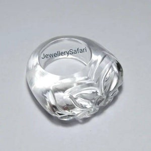 1 Piece Attractive Natural Rock Crystal Quartz Hand Carved Rajasthani ...