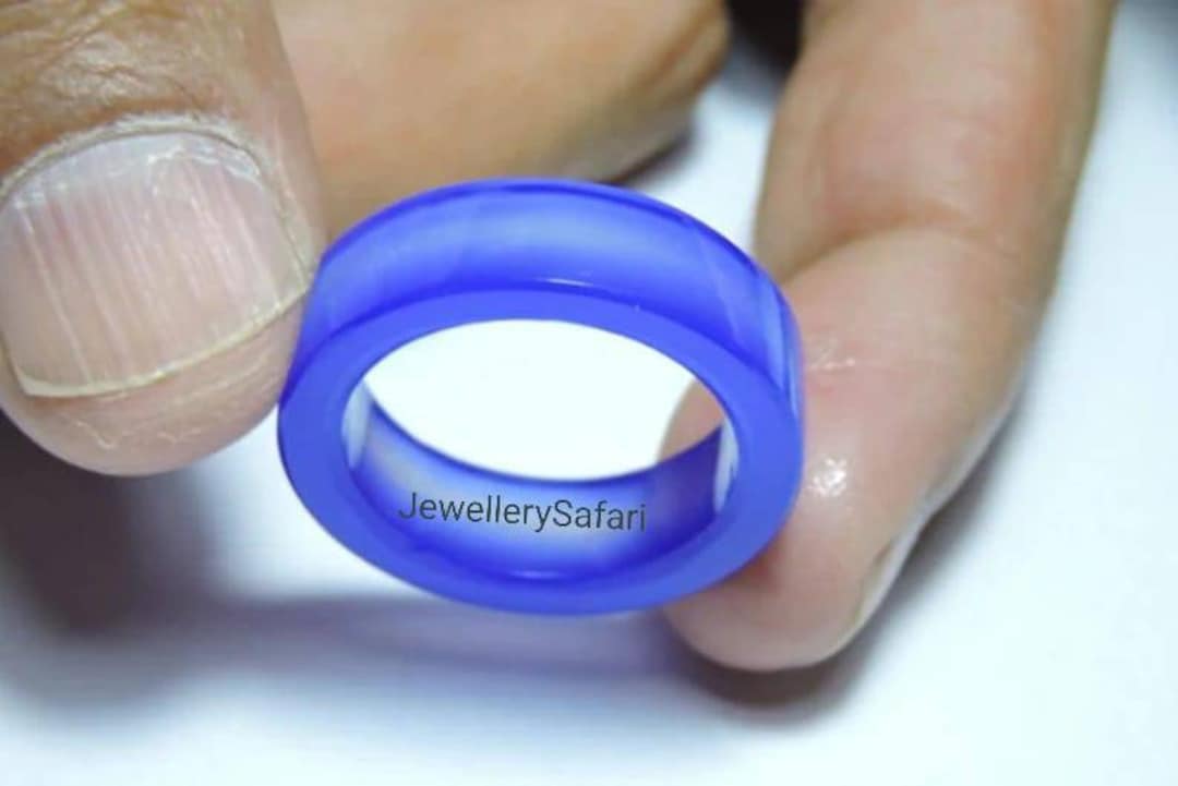 1 Pieza de Calcedonia Azul Natural Lisa Piedra Preciosa Pulida - Etsy ...