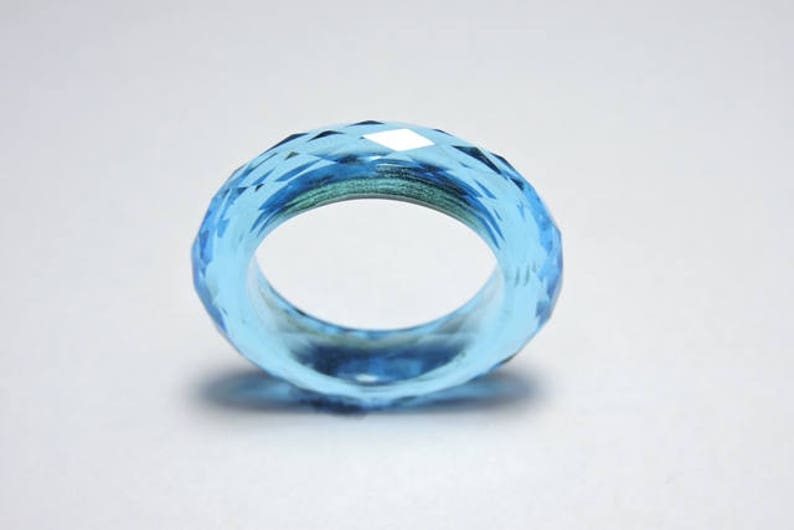 1 Piece Extremely Beautiful Light Blue Quartz Full Faceted - Etsy