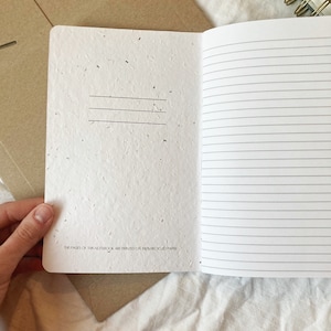 Seed Paper Journal// Plantable Notebook// Gift// Colored Dots// Mothers ...