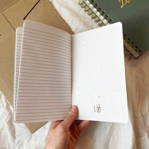 Seed Paper Journal// Plantable Notebook// Gift// Colored Dots// Mothers ...