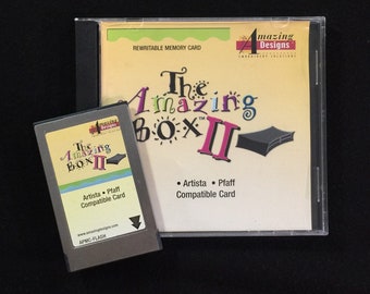 Magic Box Embroidery Designs Re-writable Card for Bernina | Etsy