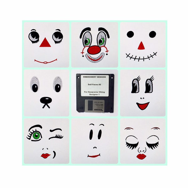 Designer 1 Floppy Disk Embroidery Designs - Etsy