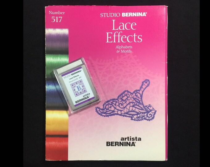 Studio Bernina Lace Effects Embroidery Designs Card # 517 for Bernina ...