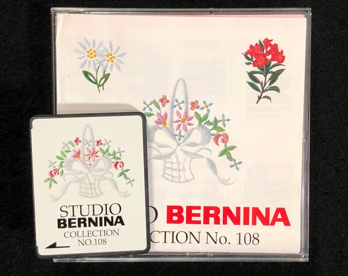 Studio Bernina Embroidery Designs Card 108 for Brother - Etsy