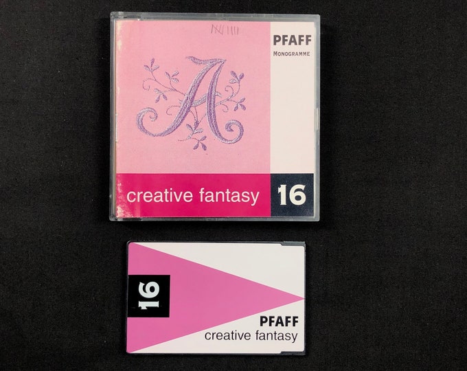Monograms Alphabet Embroidery Designs Card #16 for Pfaff Creative 7570 ...