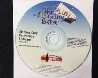 Software Installation CD for Amazing Box Embroidery Card Converter ...